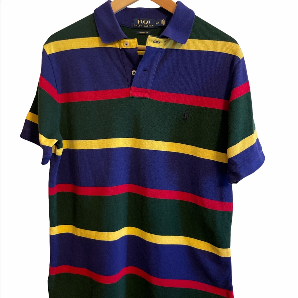 Polo Ralph Lauren Polo Bold Stripes Custom Fit - Gem